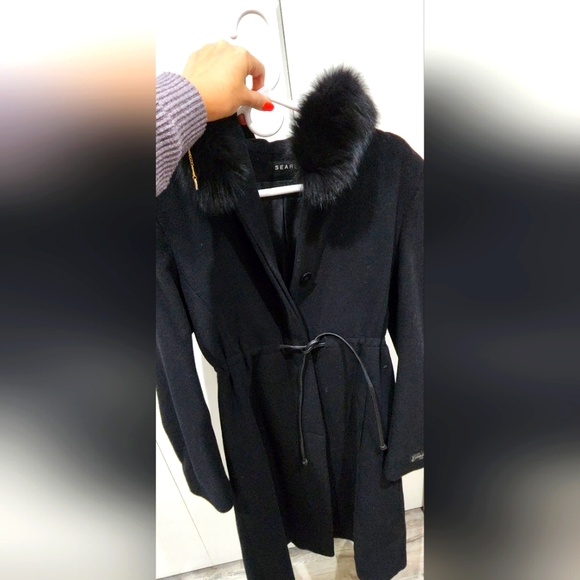 Searle | Jackets & Coats | Searle Cashmere Coat With Fox Fur Hood ...